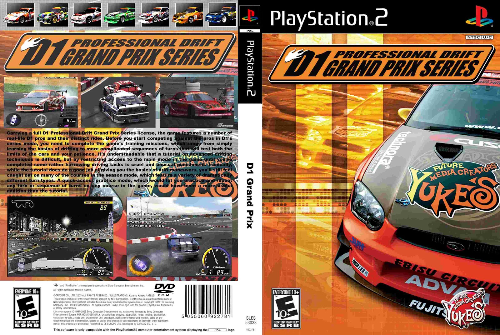 CAIU: COVERS DVDS PS2 (D)